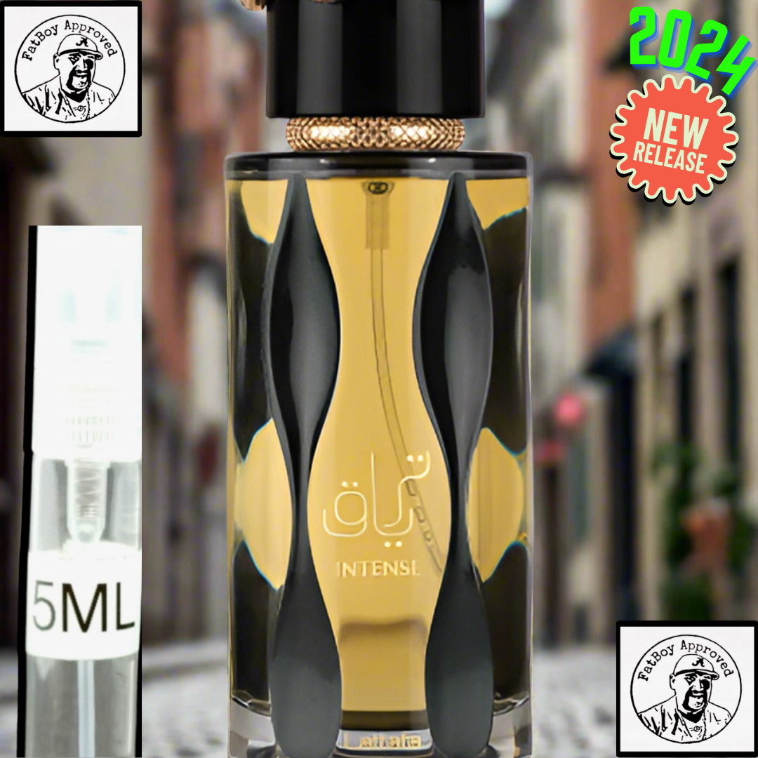 LATTAFA TERIAQ INTENSE EDITION 5ML SAMPLES PRE ORDER BLACK FRIDAY SPEC ...