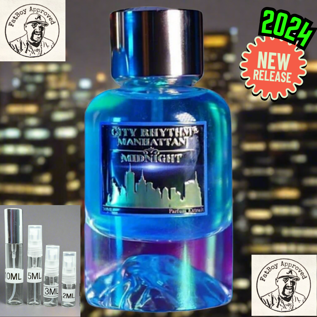 City Rhythm Manhattan Midnight Extrait SAMPLE DECANTS – FatBoy Fragrance