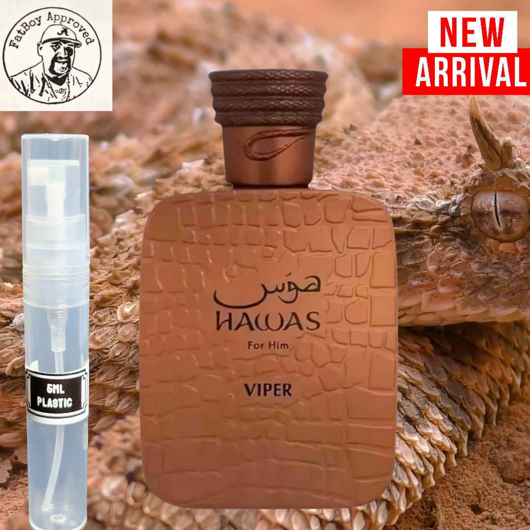 Rasasi Hawas Viper 5ml Sample – FatBoy Fragrance