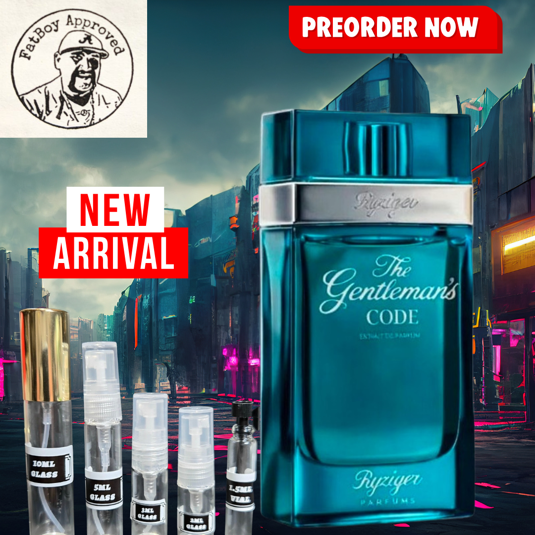 Ryziger Parfums The Gentleman's Code FRAGRANCE SAMPLES – FatBoy Fragrance